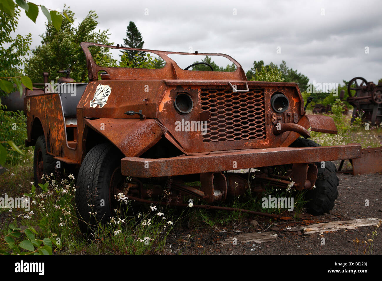 Old rusty jeep hi-res stock photography and images - Alamy