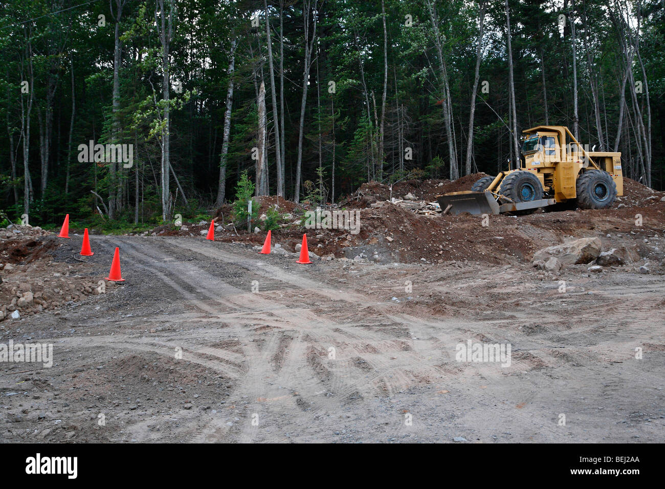 Construction heavy equipment backhoe overhead hi-res stock photography ...