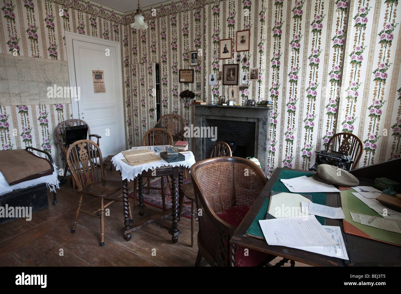 Bedroom in the Talbot House museum, where troops went for rest and ...