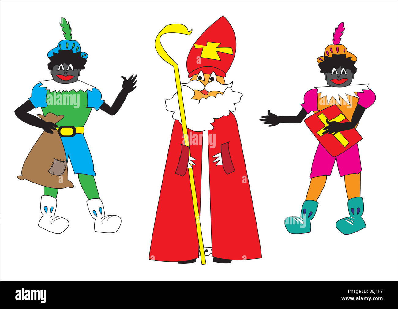 Dutch zwarte piet traditional costume hi-res stock photography and ...