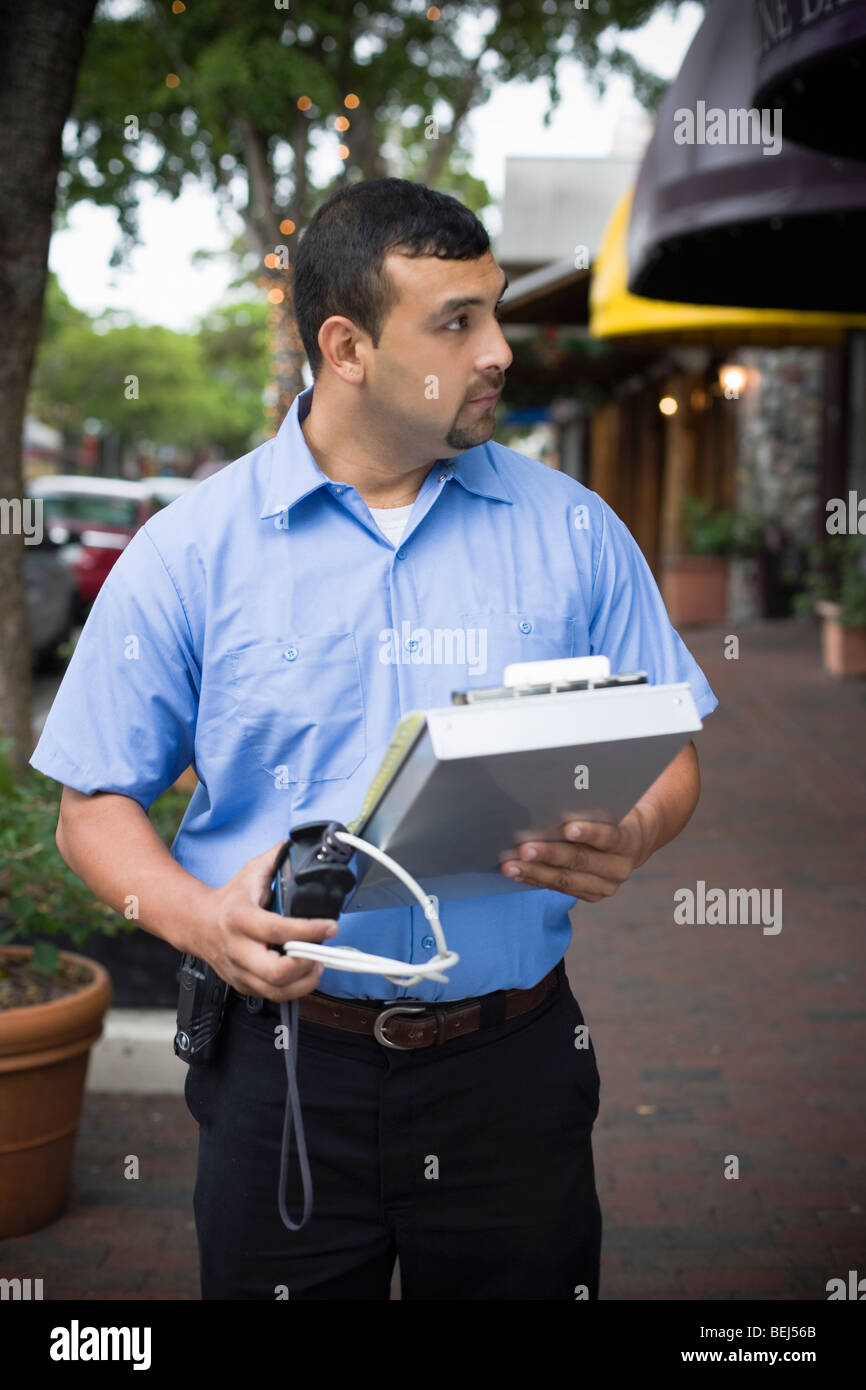 Cable man on duty Stock Photo - Alamy