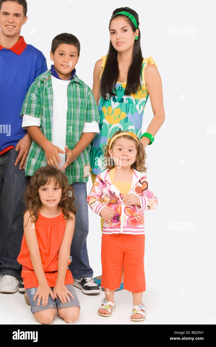 Portrait of five people posing together Stock Photo - Alamy