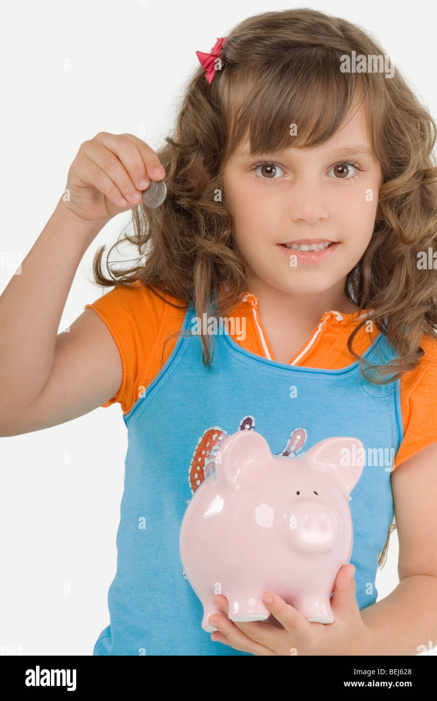 Girl bank Cut Out Stock Images & Pictures - Alamy