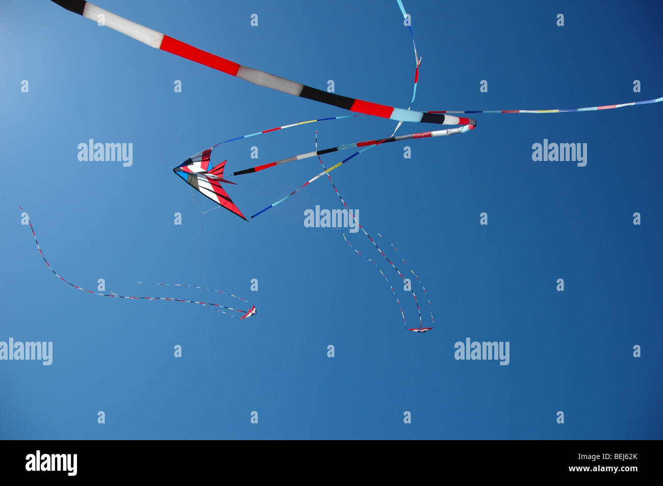 kites in flight Stock Photo - Alamy