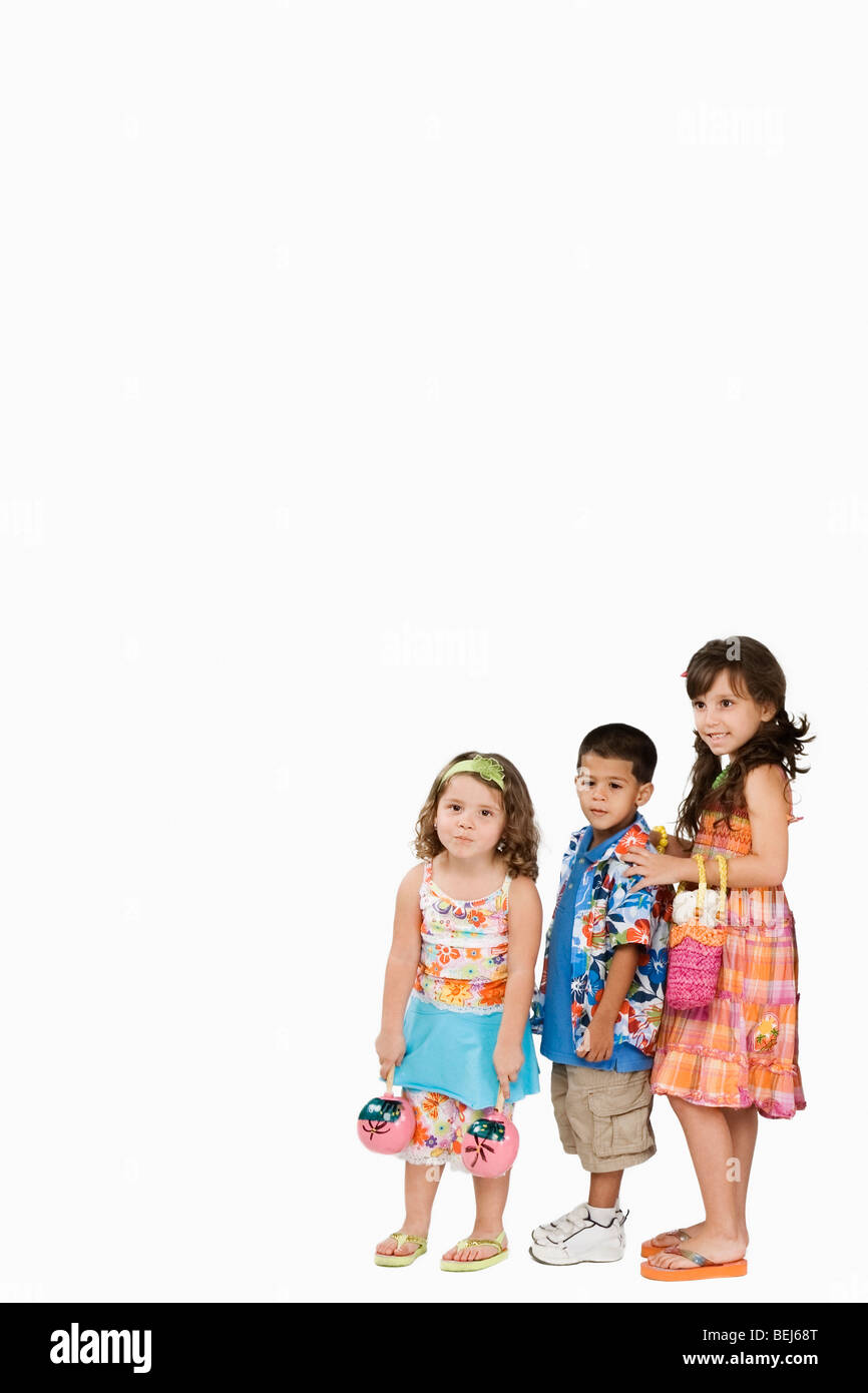 Boy standing in front Cut Out Stock Images & Pictures - Alamy