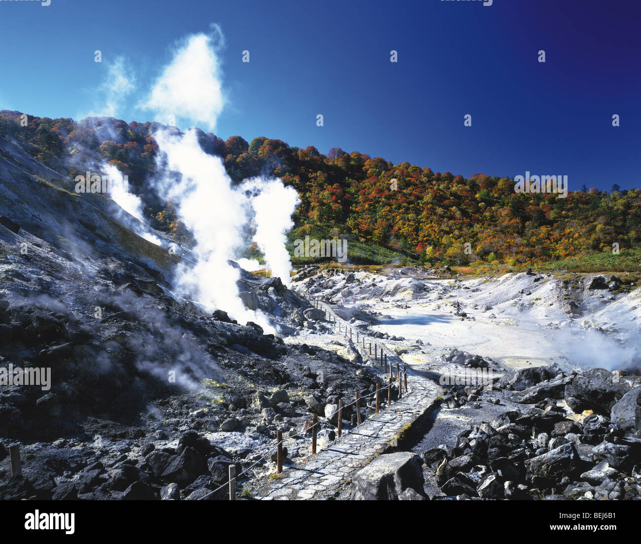 Tamagawa hot spring, Kazuno, Akita Prefecture, Japan Stock Photo - Alamy