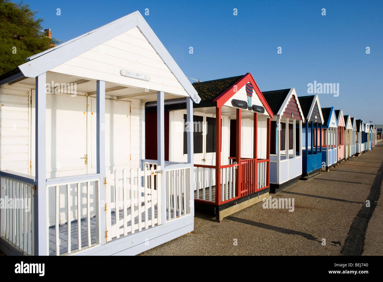 Beach huts Southwold Suffolk England Stock Photo - Alamy