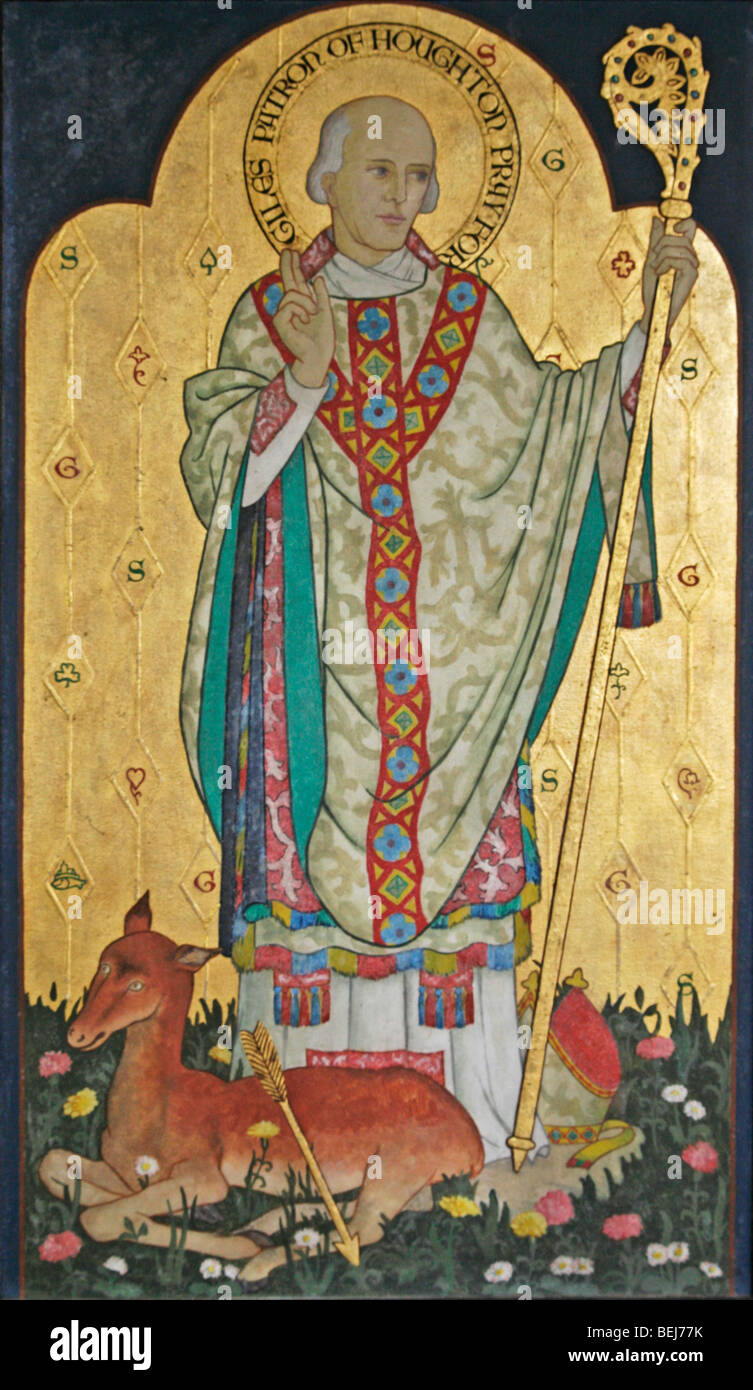 Saint Giles, St Giles Church, Houghton St Giles, Norfolk Stock Photo ...