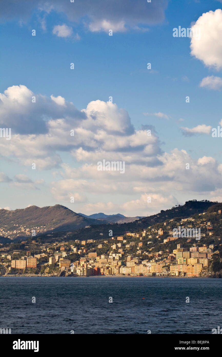 Camogli from Punta Chiappa, Ligury, Italy Stock Photo - Alamy