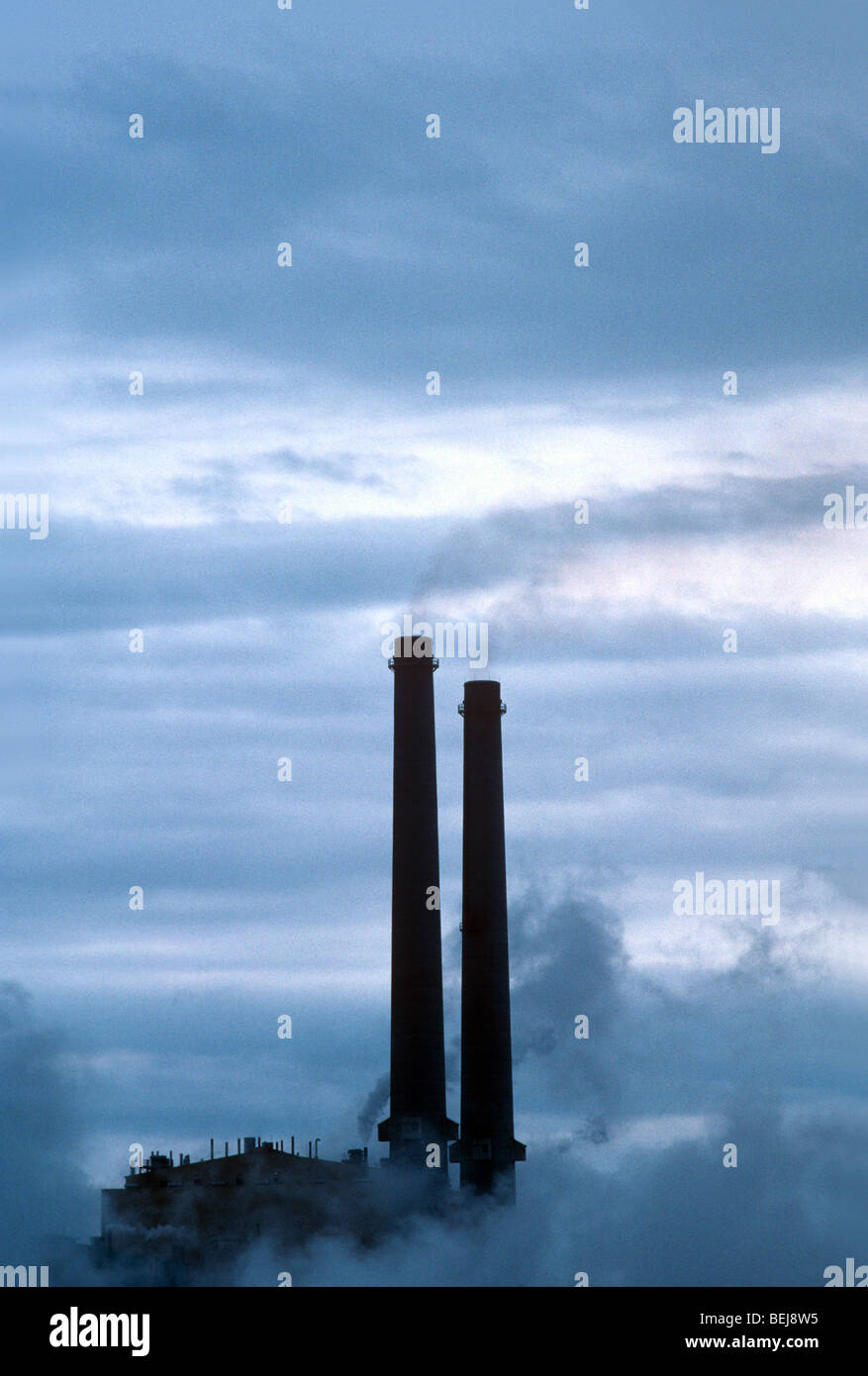 Smokestacks and Pollution Stock Photo - Alamy