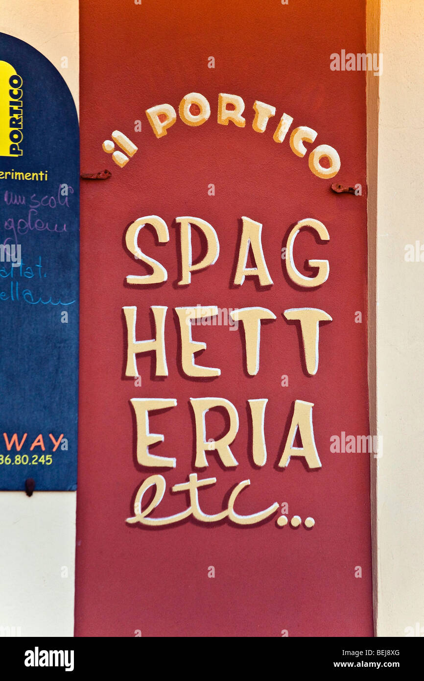 Spaghetteria hi-res stock photography and images - Alamy