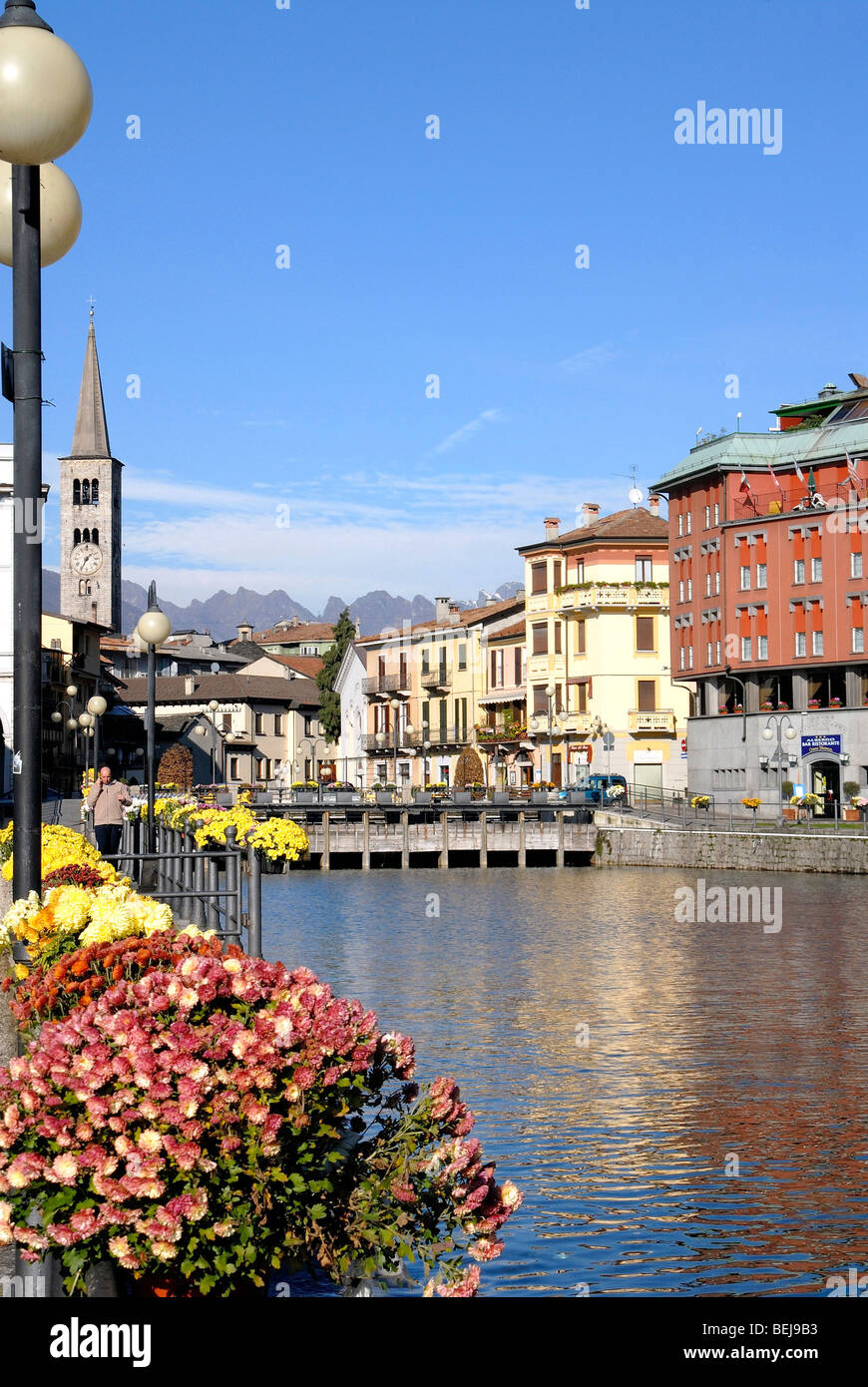 Omegna, centre city, Orta lake, Piedmont, Italy Stock Photo - Alamy