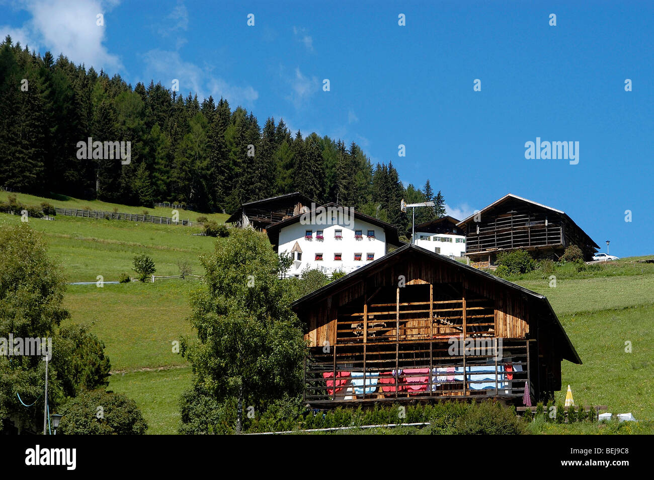 Bulla Village, near alpe di Siusi, Alto Adige, Bolzano province, Italy ...