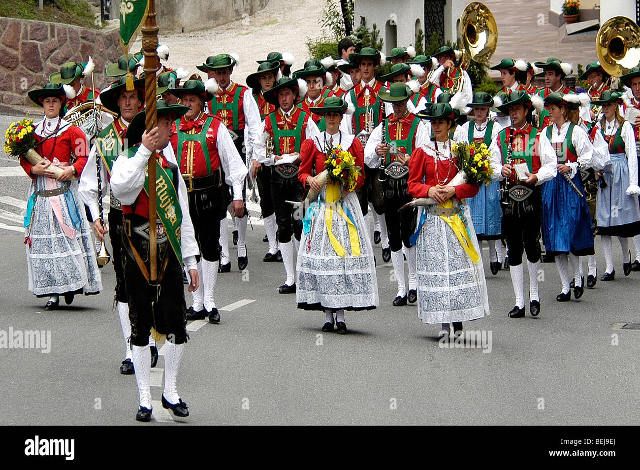 Folklore, Val Gardena, Alto Adige, Italy Stock Photo - Alamy