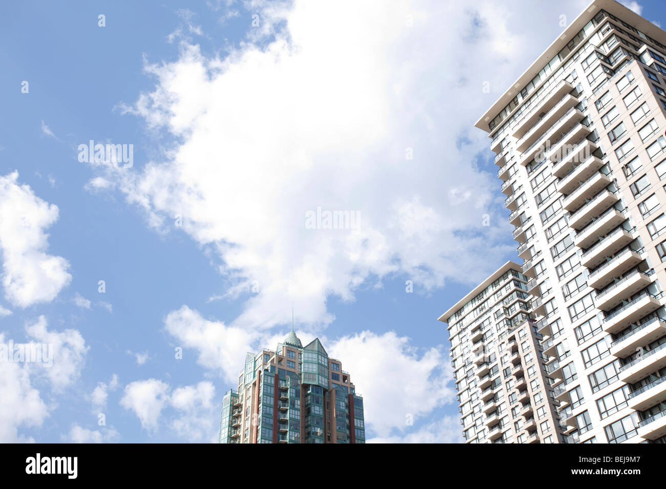 Parts of High rise apartment buildings in Canada Stock Photo - Alamy