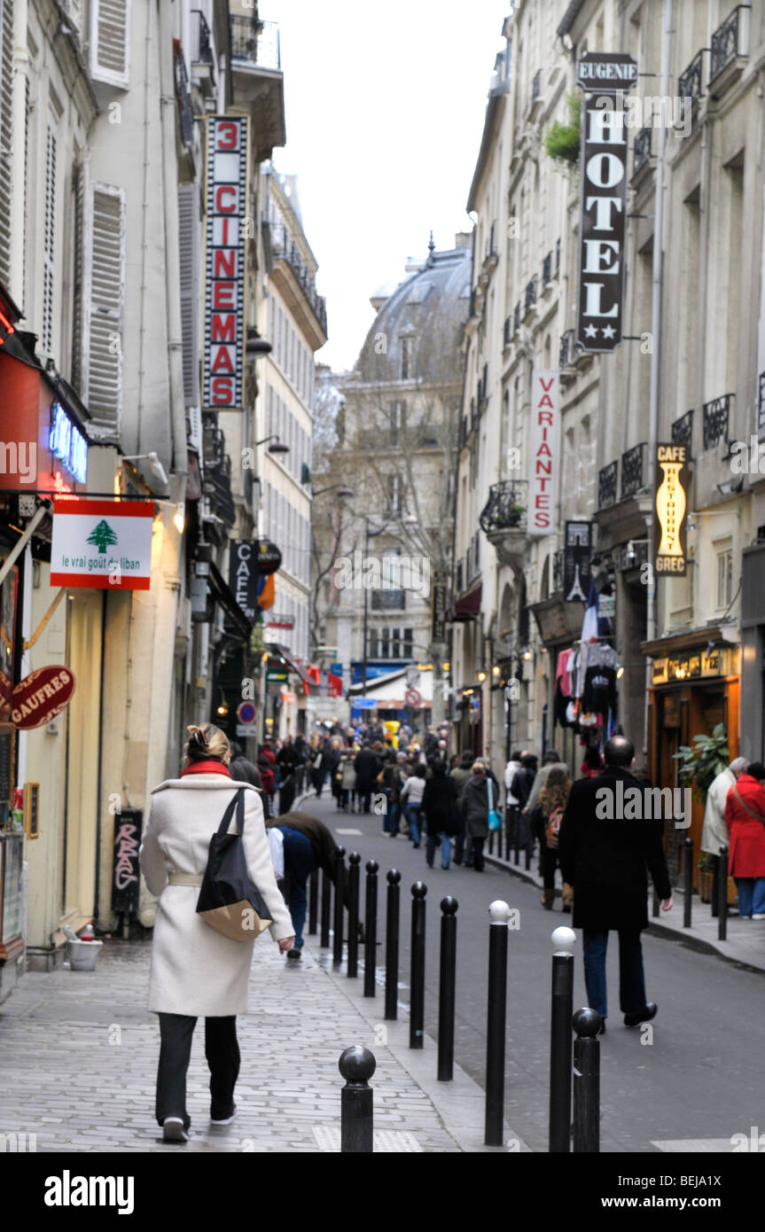 Latin quarter, Paris, France, Europe Stock Photo - Alamy