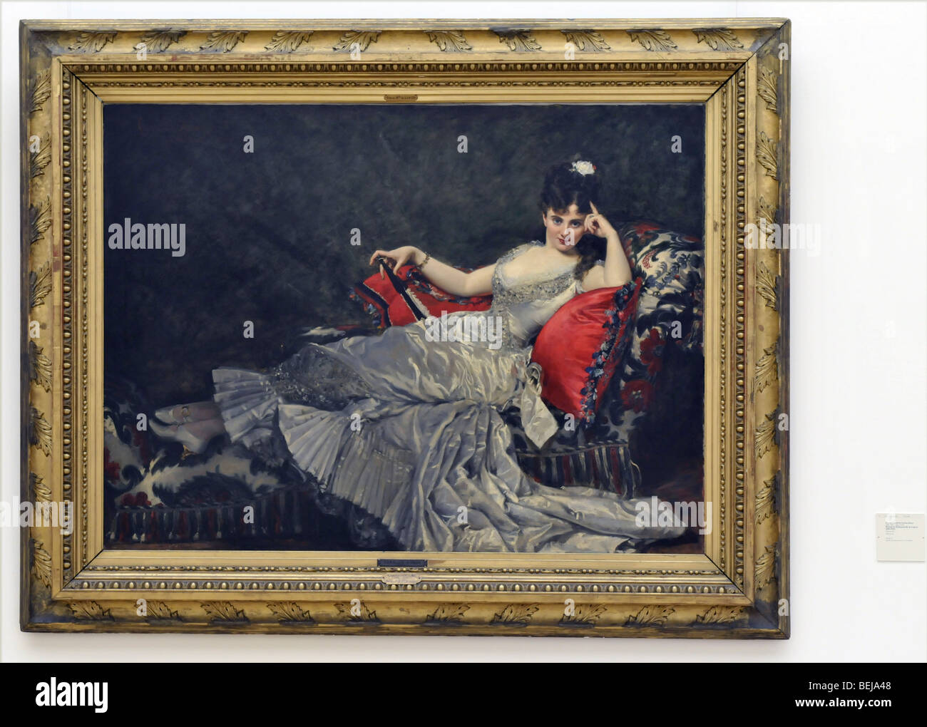 Carolus Duran painting, Petit Palais, Paris, France, Europe Stock Photo ...
