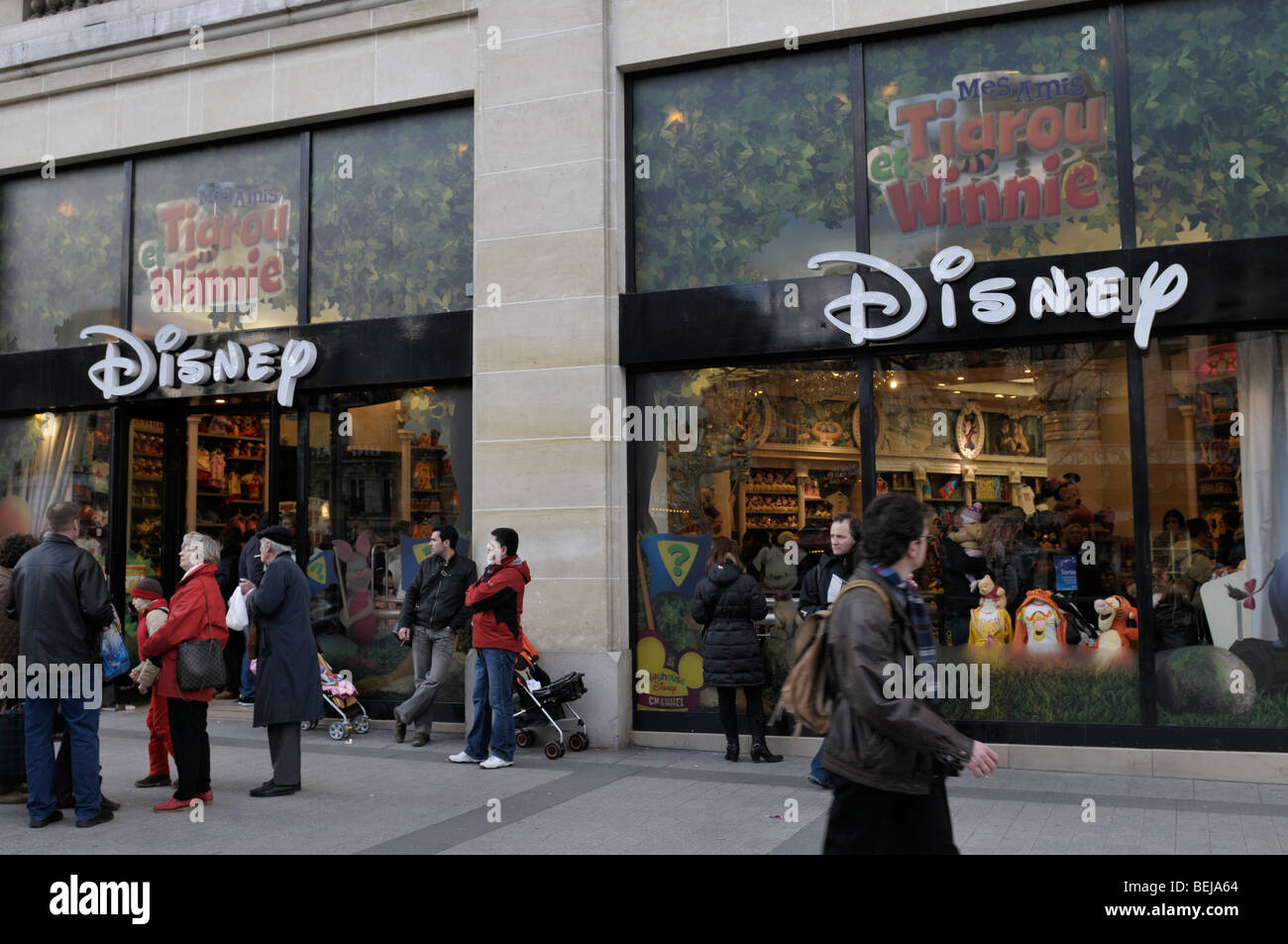 Disney shop, Champs-Elysees, Paris, France, Europe Stock Photo - Alamy