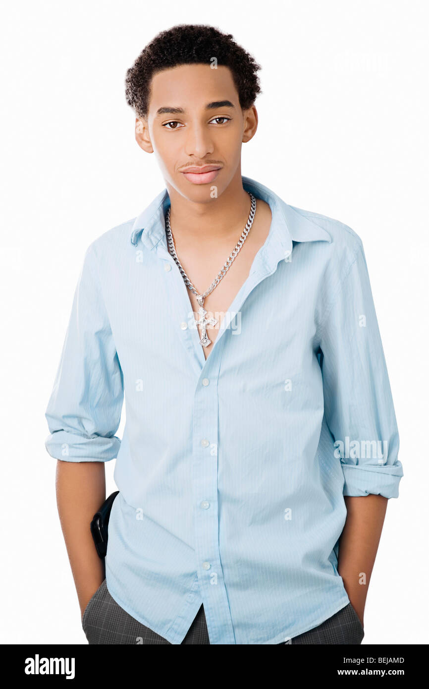 Portrait of a young man Stock Photo - Alamy