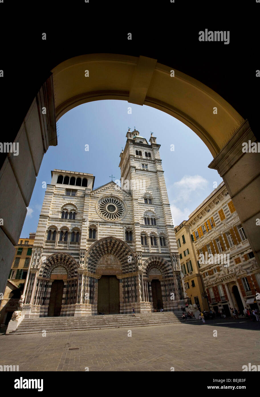 San Lorenzo Cathedral, Genoa, Ligury, Italy Stock Photo - Alamy