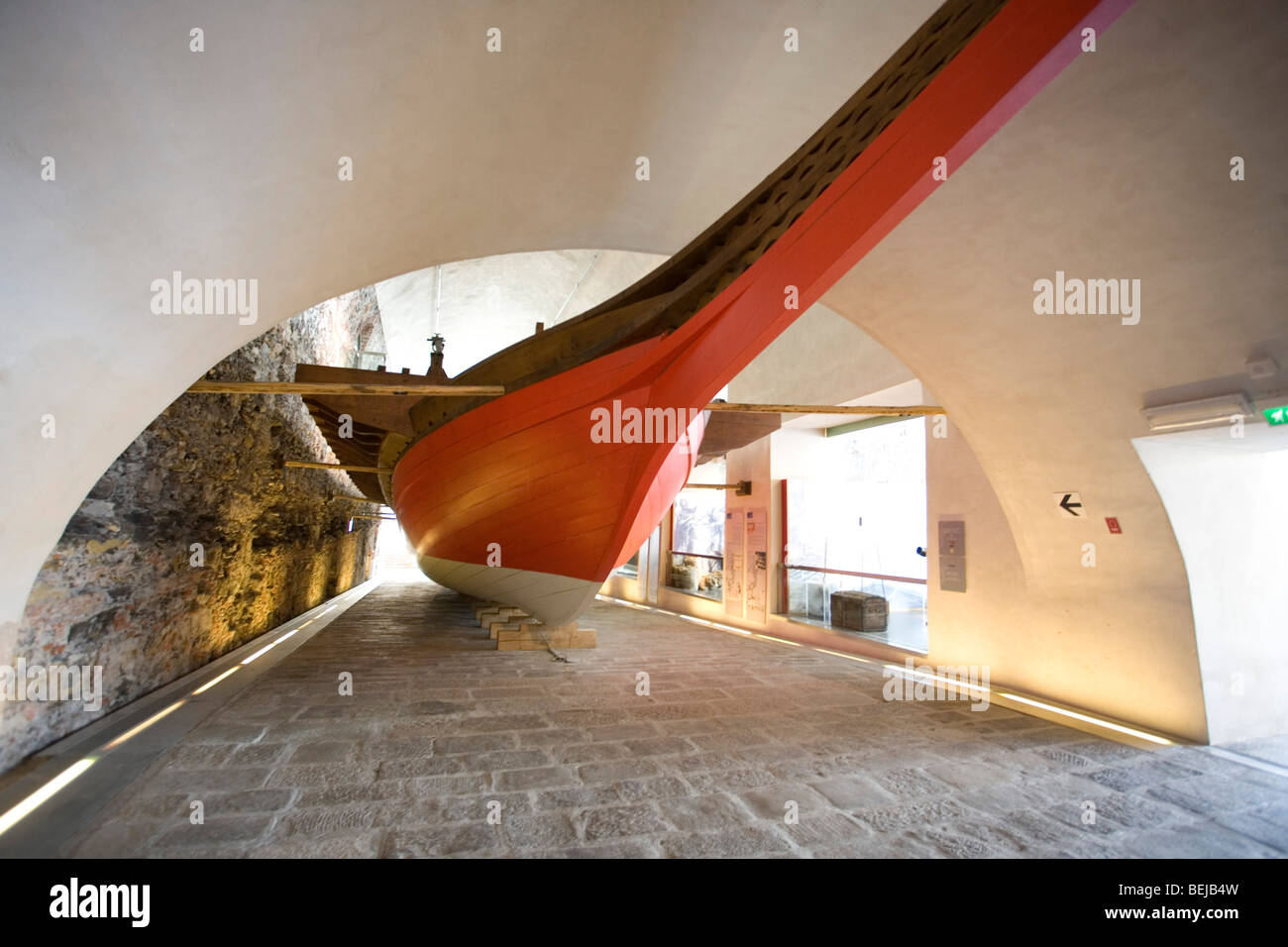 Replica of a 41 meter long 17th century Genovese galley, Galata Museo ...