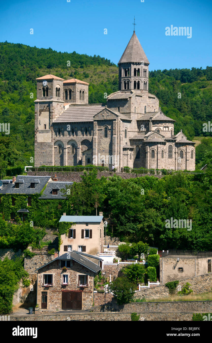 Church st nectaire auvergne france hi-res stock photography and images - Alamy