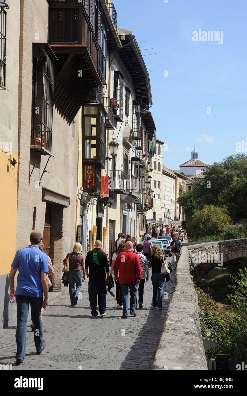 Carrera del darro street hi-res stock photography and images - Alamy