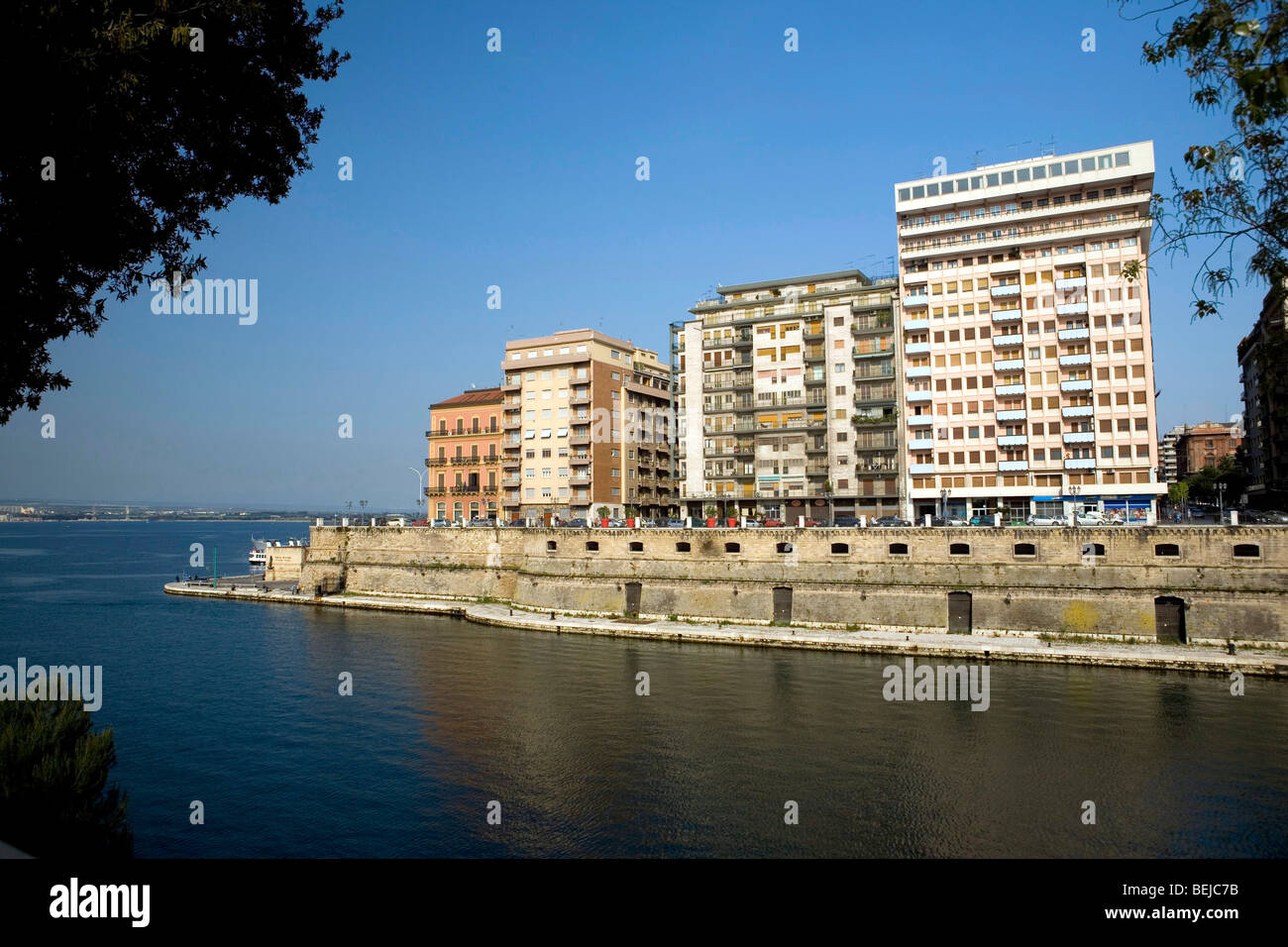 Foreshortening, Historic centre, Taranto, Puglia, Italy Stock Photo - Alamy