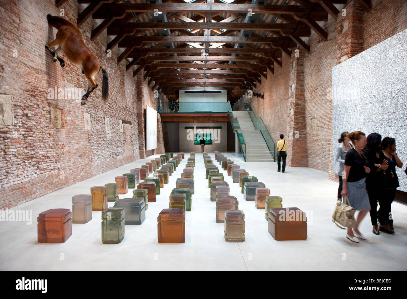 One Hundred Spaces, work of Rachel Whiteread, 53rd Biennial Exhibition ...