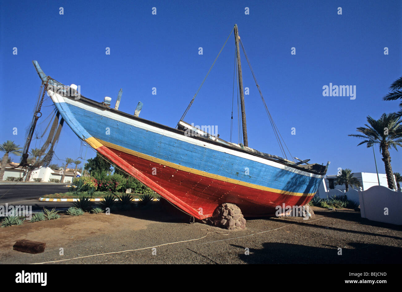 Sambuco, typical arabic ship, Jeddah, Saudi Arabia, Middle East Stock ...