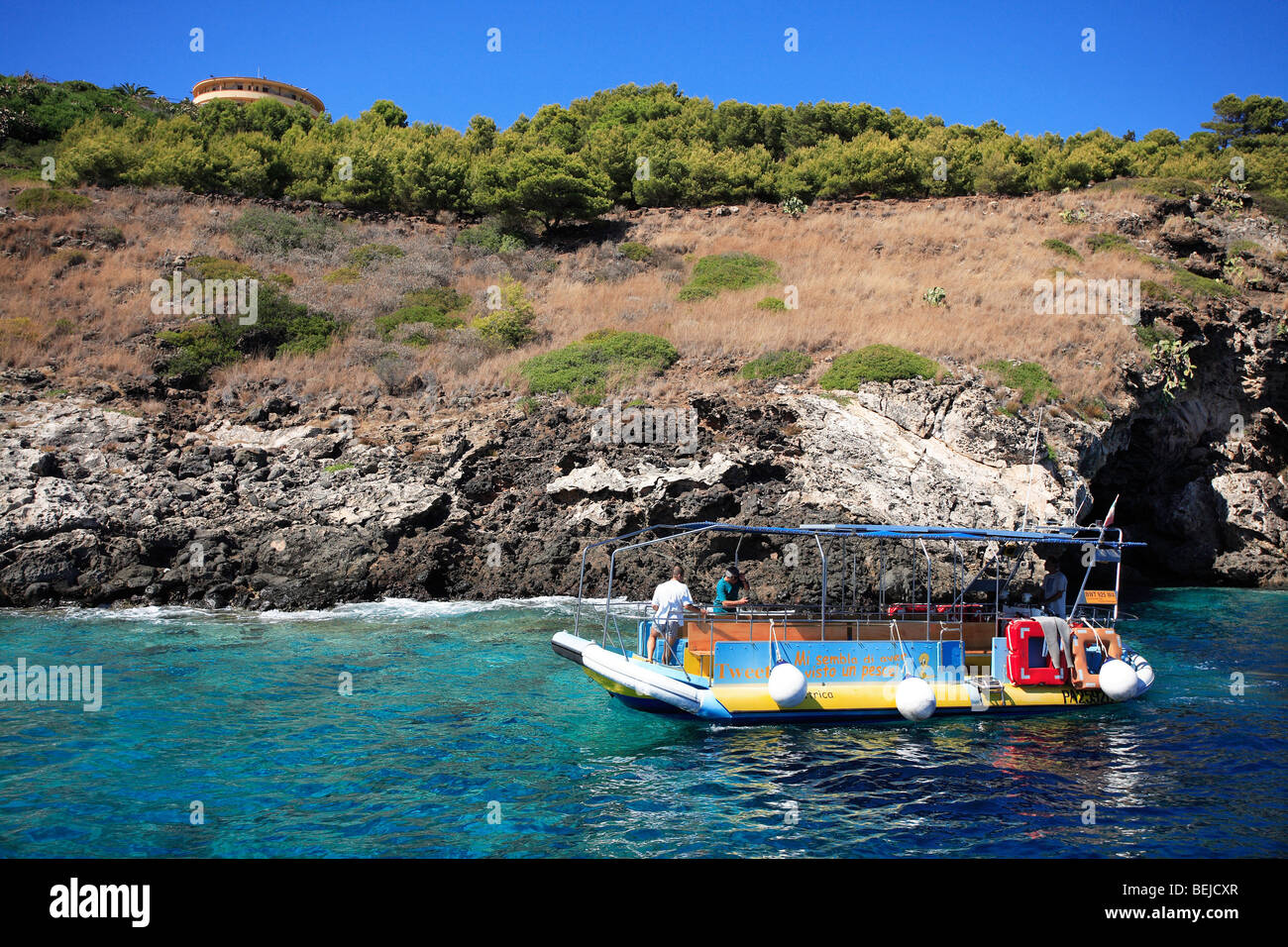 Boat for , Ustica, Ustica island, Sicily, Italy Stock Photo - Alamy