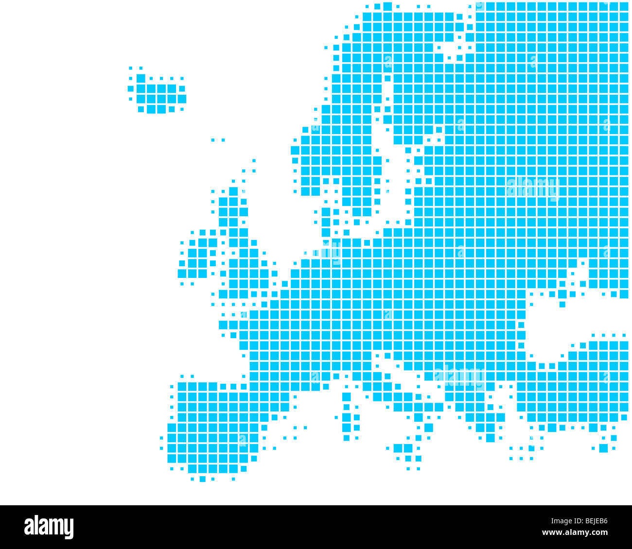 Map of Europe Stock Photo - Alamy
