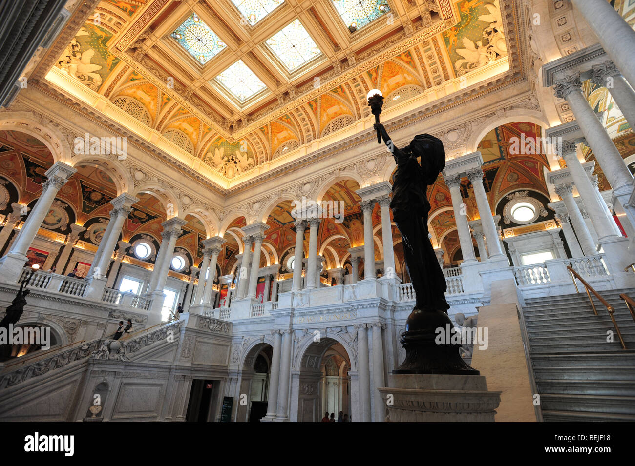 USA Washington DC The Library of Congress- Thomas Jefferson Building ...