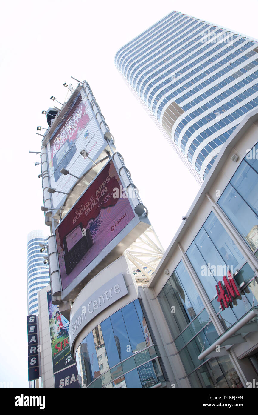 Toronto eaton centre sign hi-res stock photography and images - Alamy