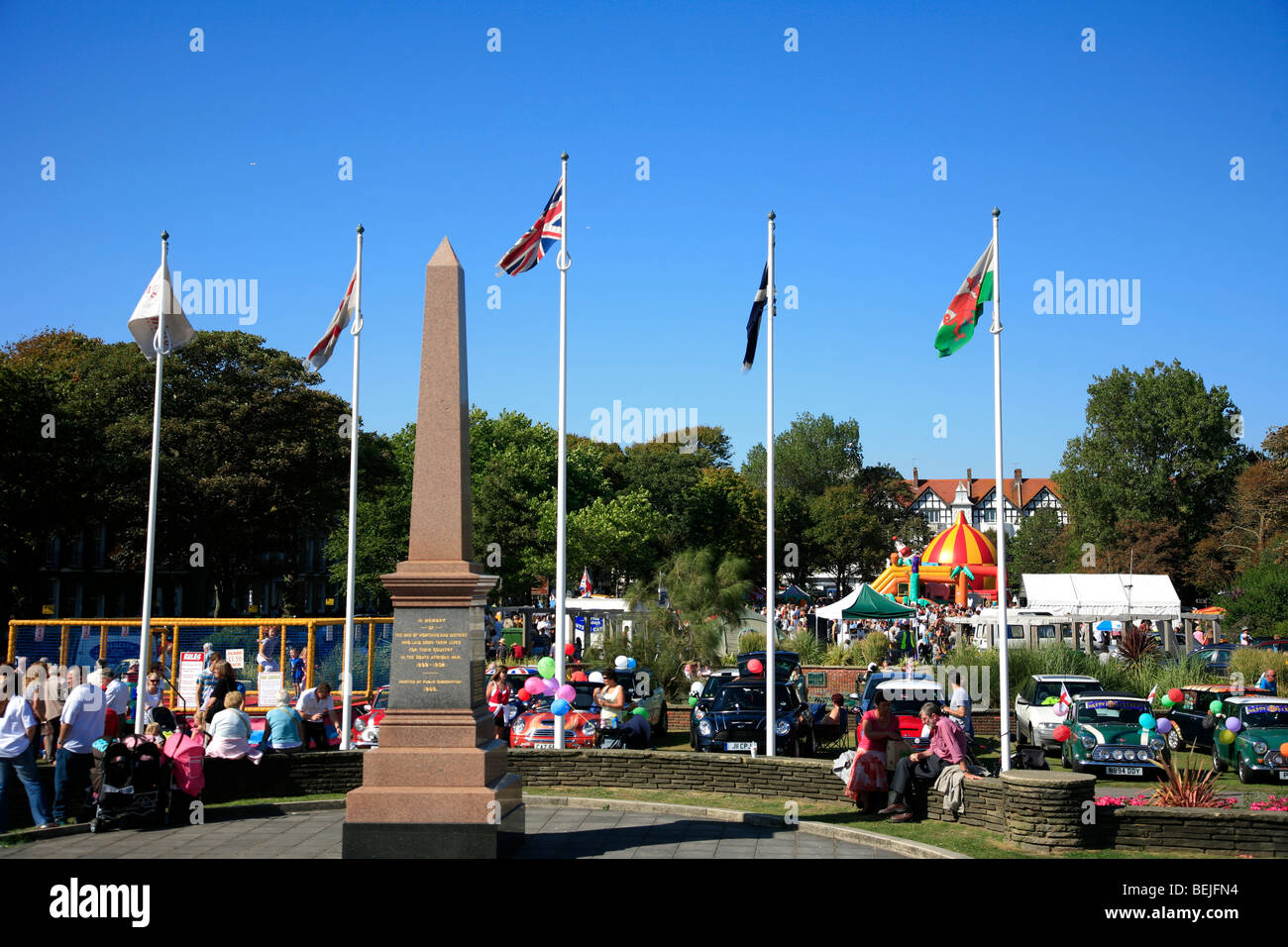 Worthing Carnival at Steyne Gardens Sussex County England UK Stock ...