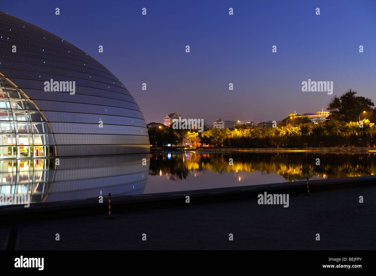 The New National Theatre Opera House in Beijing, China designed by ...