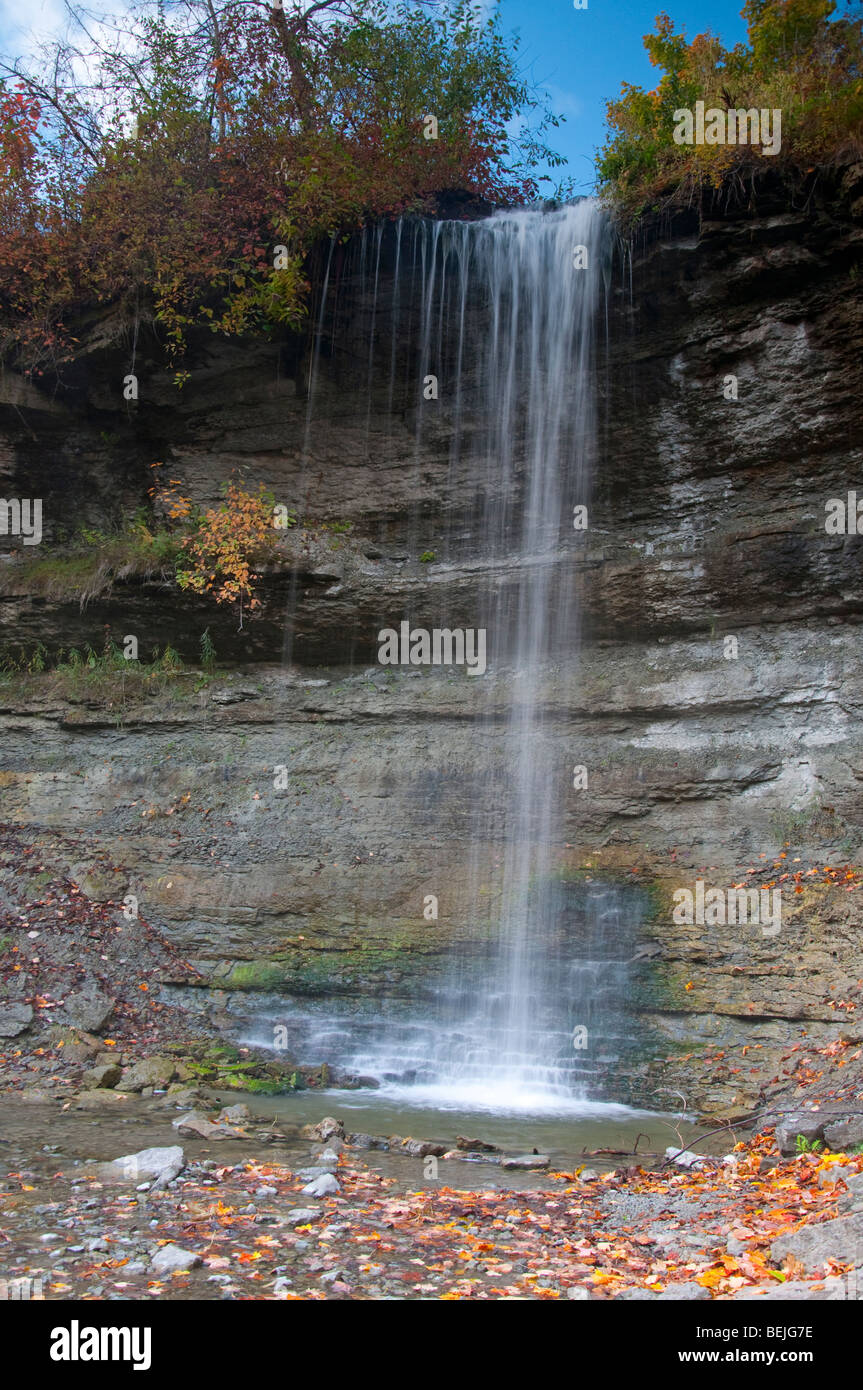 Bridal Veil Falls On Manitoulin Island Stock Photo Alamy