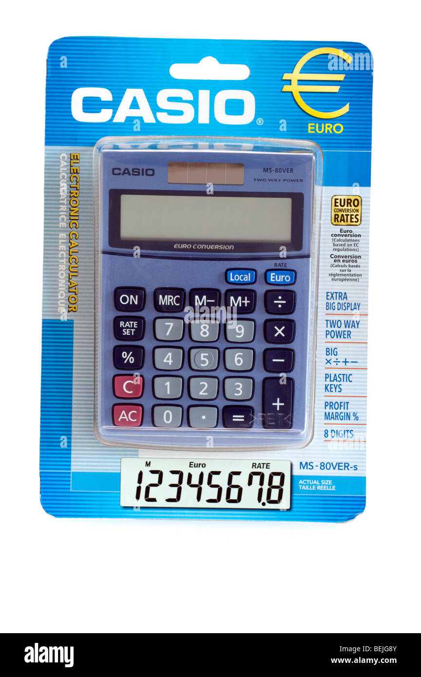 Casio calculator hi-res stock photography and images - Alamy