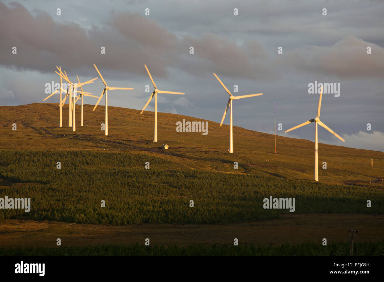Wind farm on the Isle of Skye, Scotland Stock Photo - Alamy