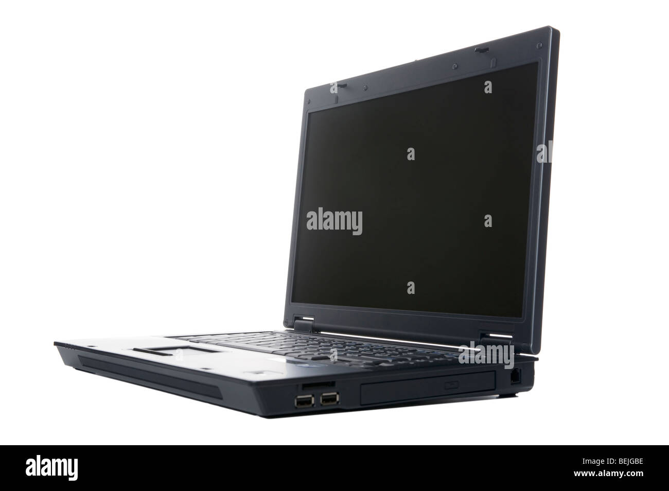 object on white - laptop isolated on white background Stock Photo - Alamy