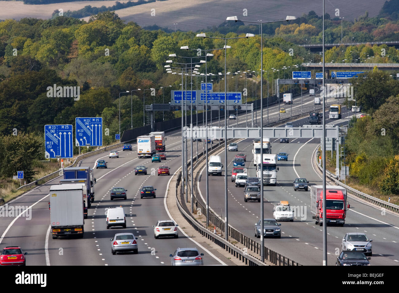 M25 junction hi-res stock photography and images - Alamy