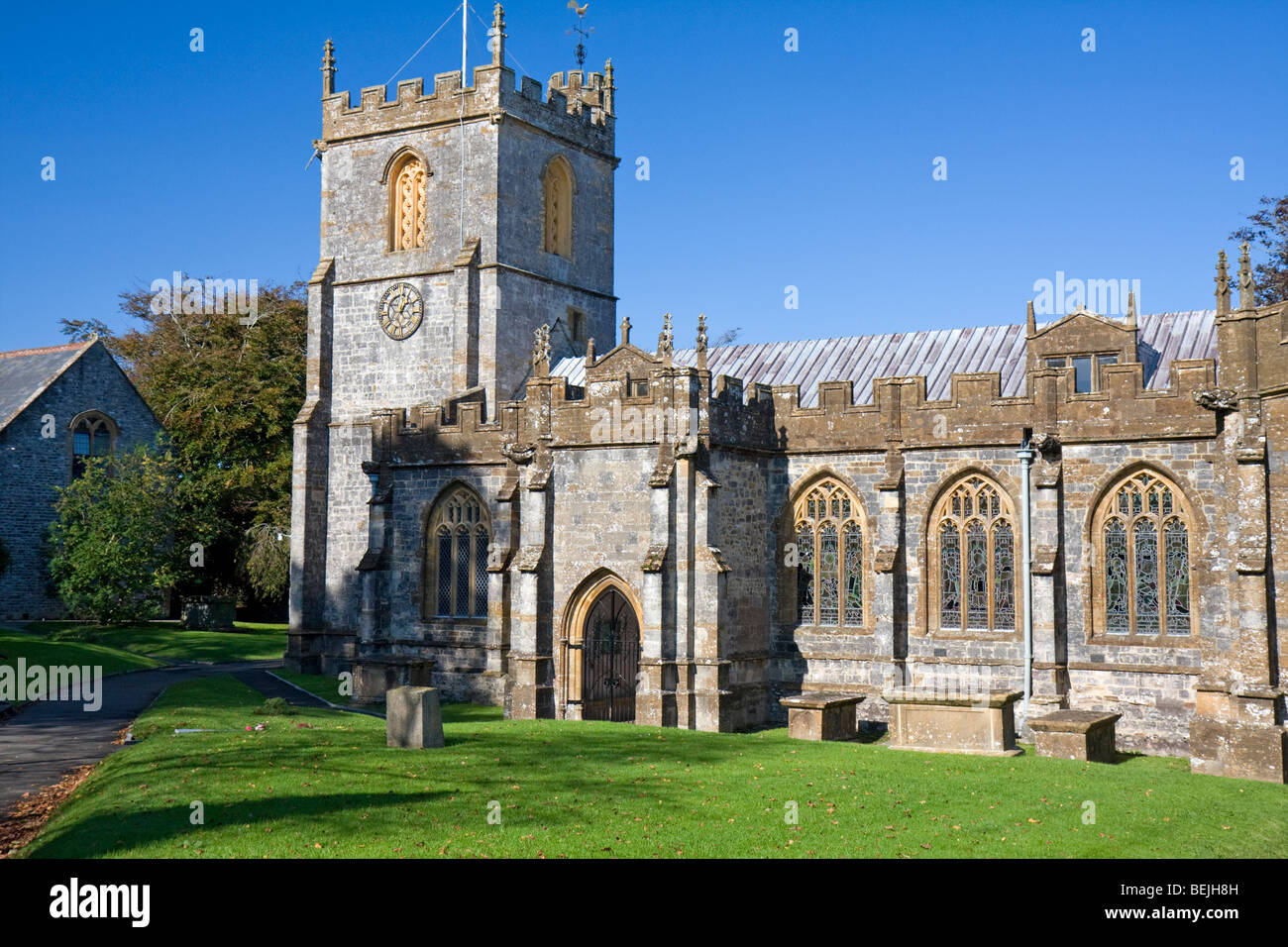 Church of St Mary the Virgin, Chard, Somerset Stock Photo - Alamy
