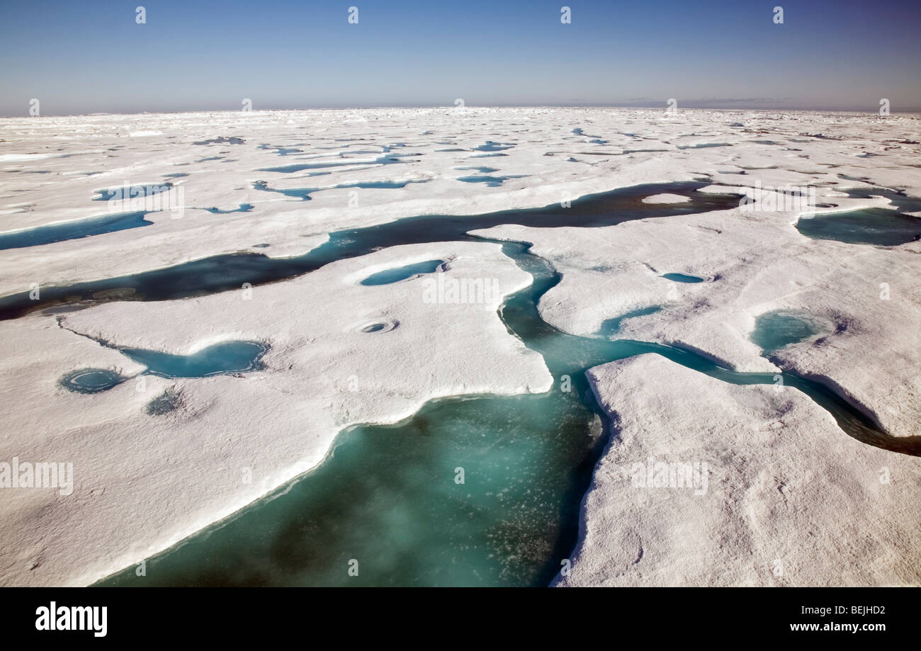 Smith Sound between Greenland and Canada's Ellesmere Island 49.5 ...