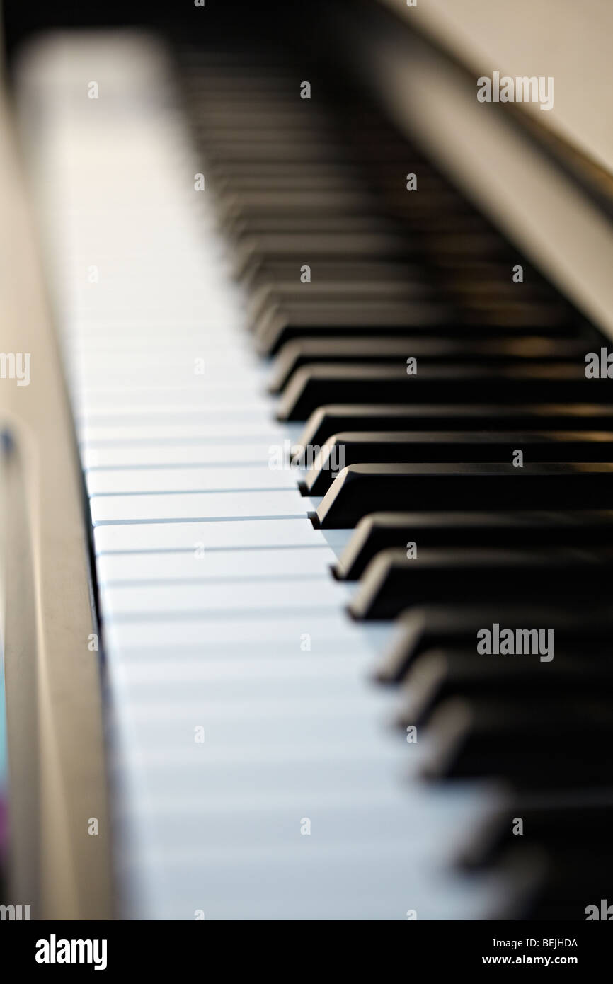 Acoustic piano keyboard, close up, selective focus Stock Photo - Alamy