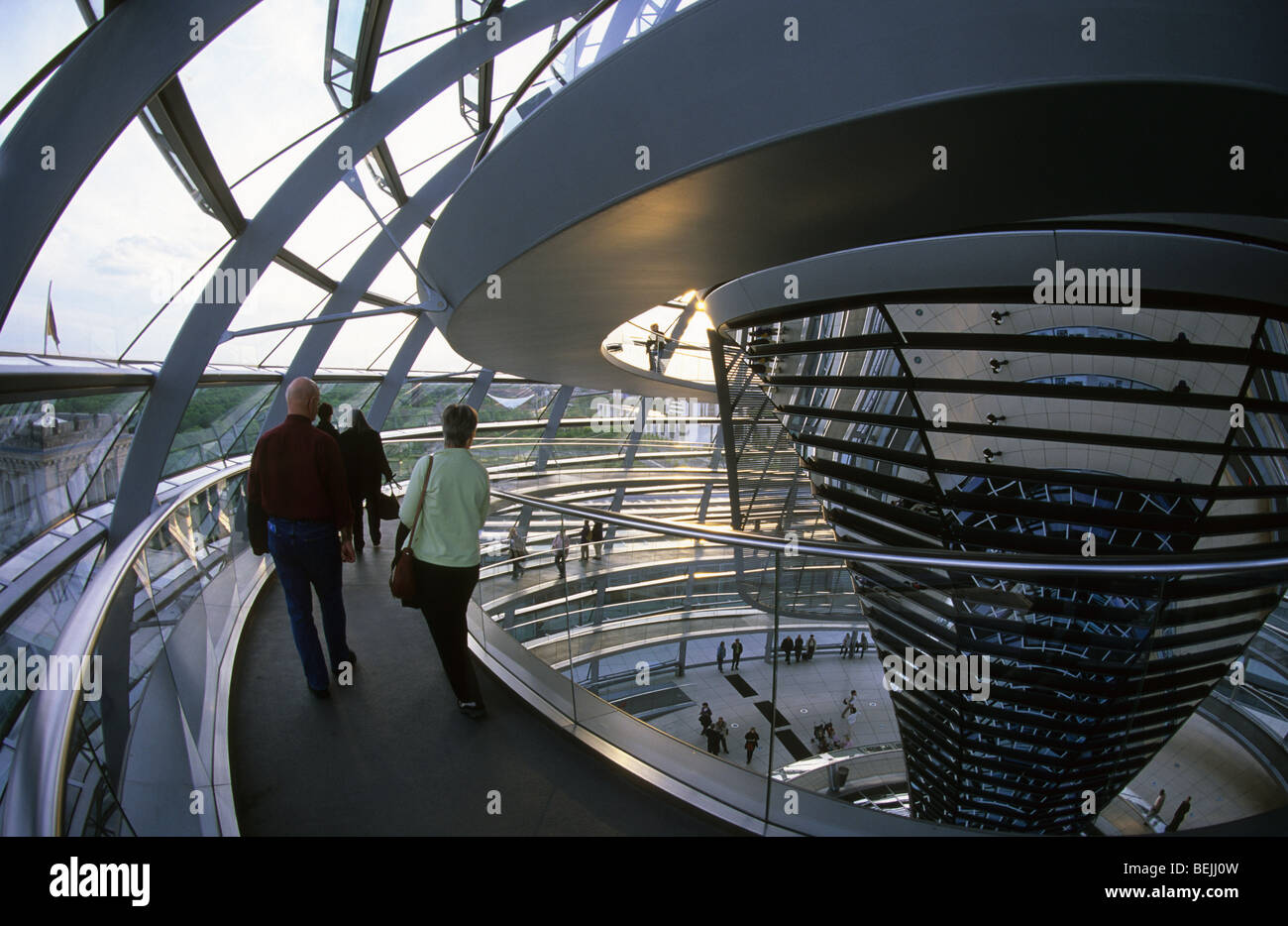Reichstag Dome, German Parliament Building, Berlin, Germany Stock Photo ...