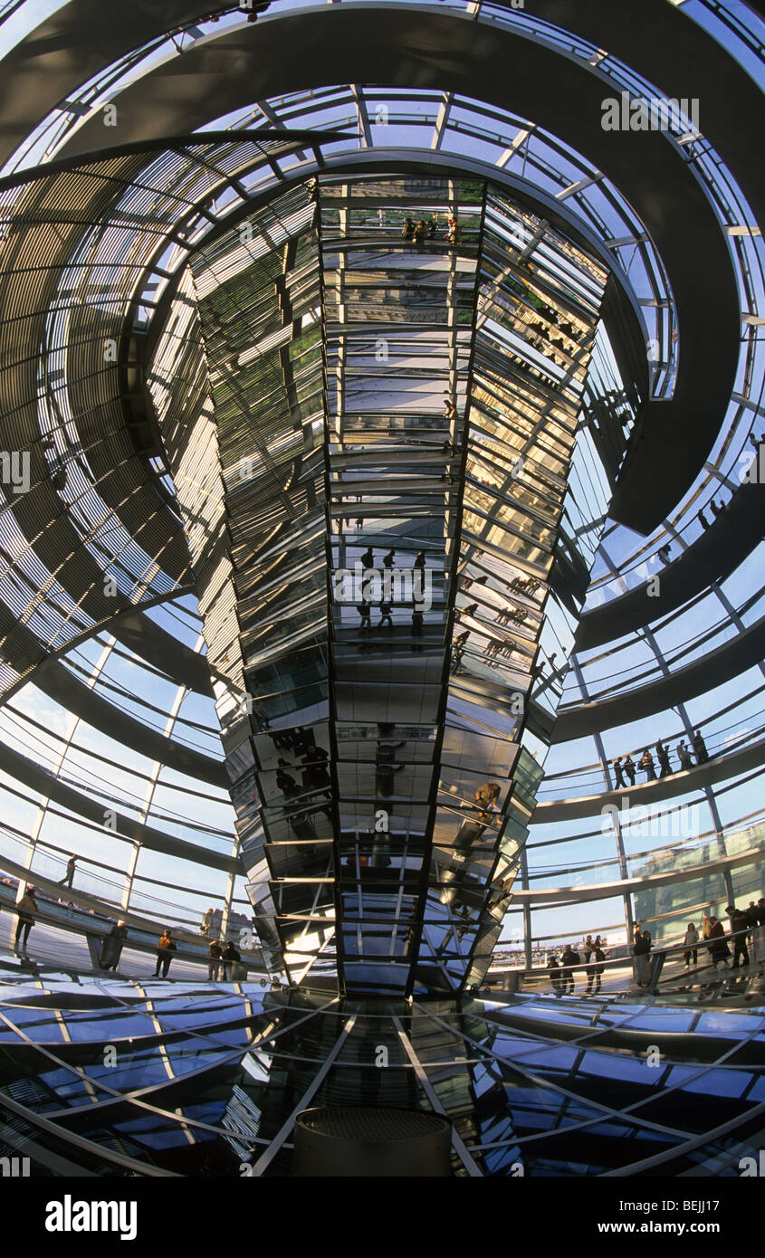 Reichstag Dome, German Parliament Building, Berlin, Germany Stock Photo ...