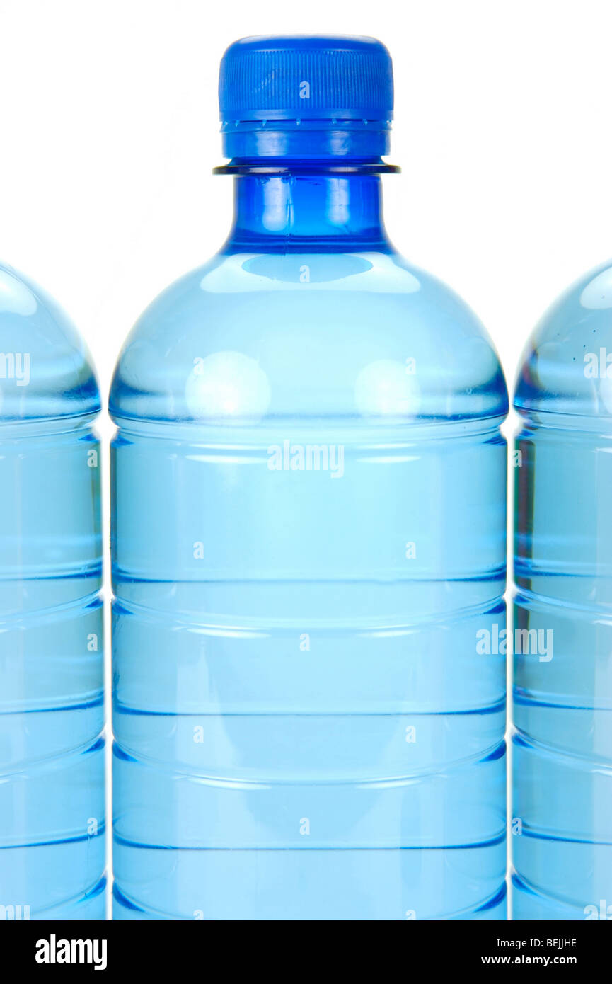 Bottle drinking water isolated against a white background Stock Photo ...