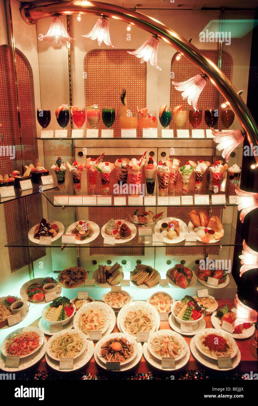 Artificial food display in restaurant hi-res stock photography and ...