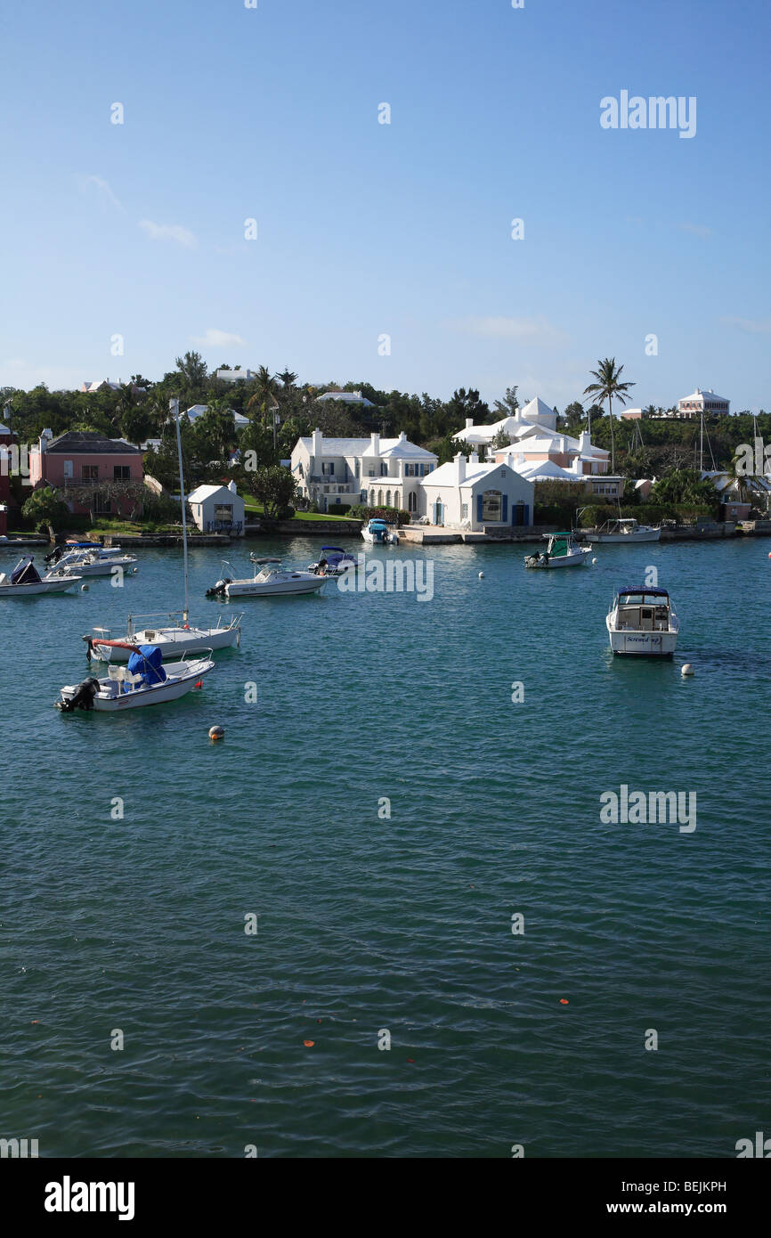 Tourist port, Hamilton, Bermuda, Atlantic Ocean, Central America Stock ...