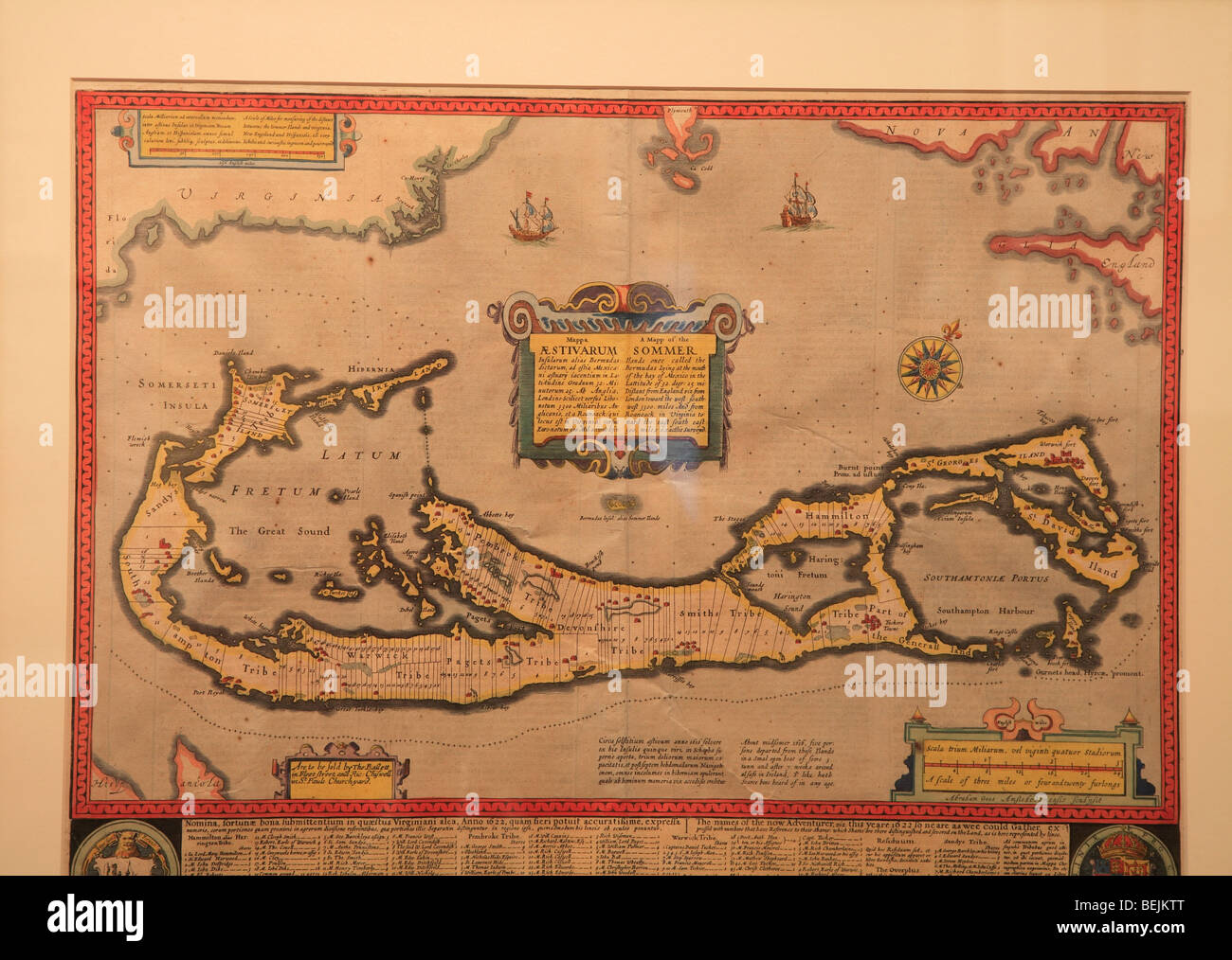 Bermuda map hi-res stock photography and images - Alamy